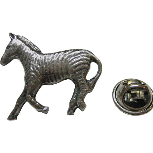 Kiola Designs | Accessories | Zebra Lapel Pin | Poshmark